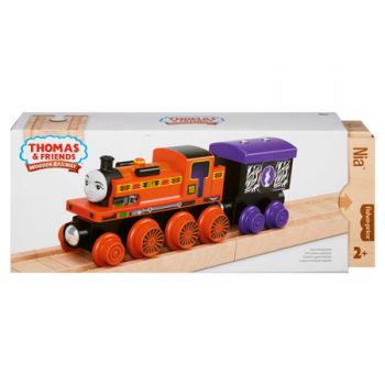 Thomas & Friends Wooden Railway Nia Engine and Cargo Car - All Brands ...