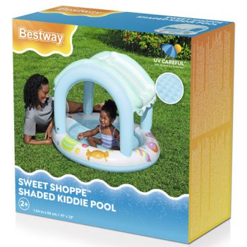 Sweet Shoppe Shaded Kiddie Pool - All Brands Toys Pty Ltd