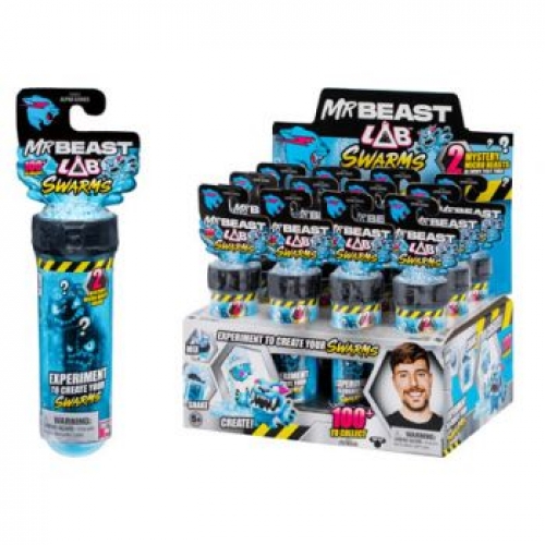 Mr Beast Lab Swarms Test Tube 2 Pack assorted ( ONLY SOLD in Display of ...
